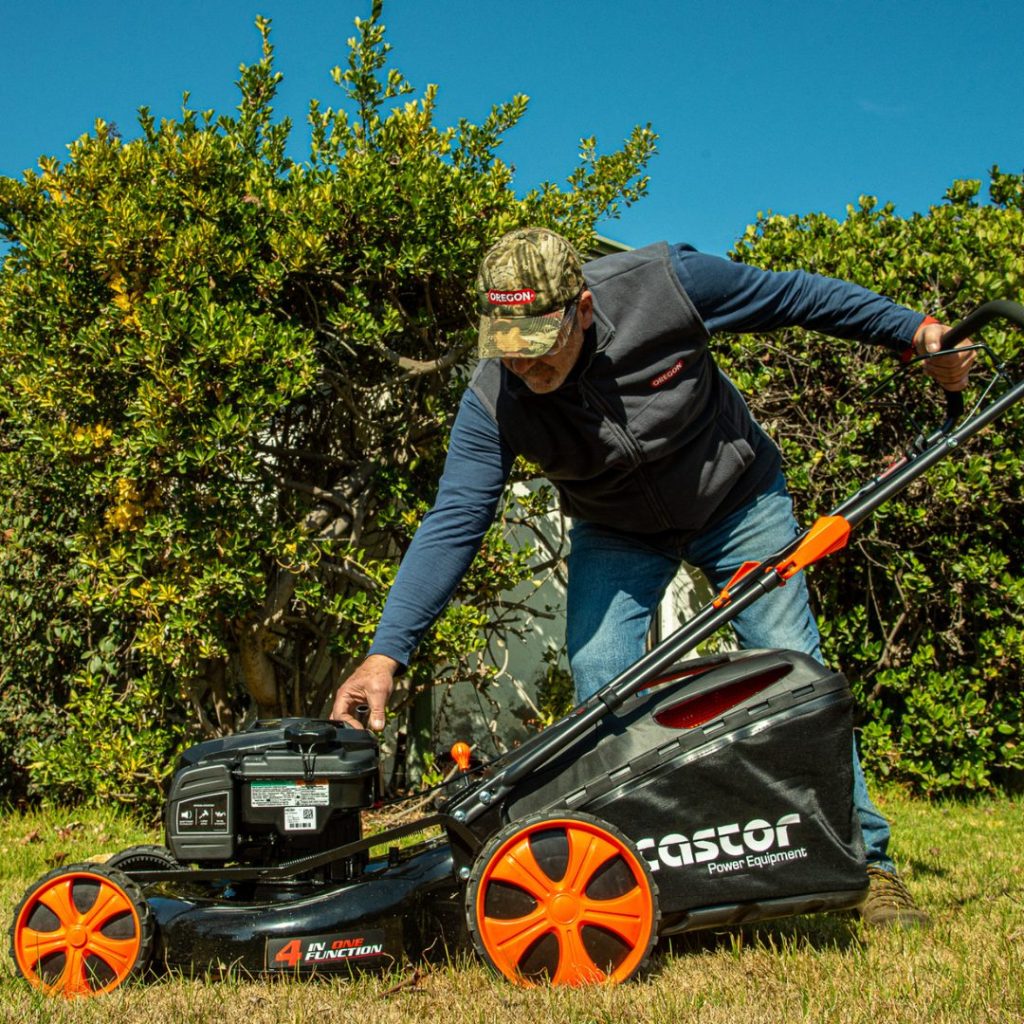 CORTA CÉSPED CASTOR CON MOTOR BRIGGS & STRATTON - ECOLLIFEN Ltda.